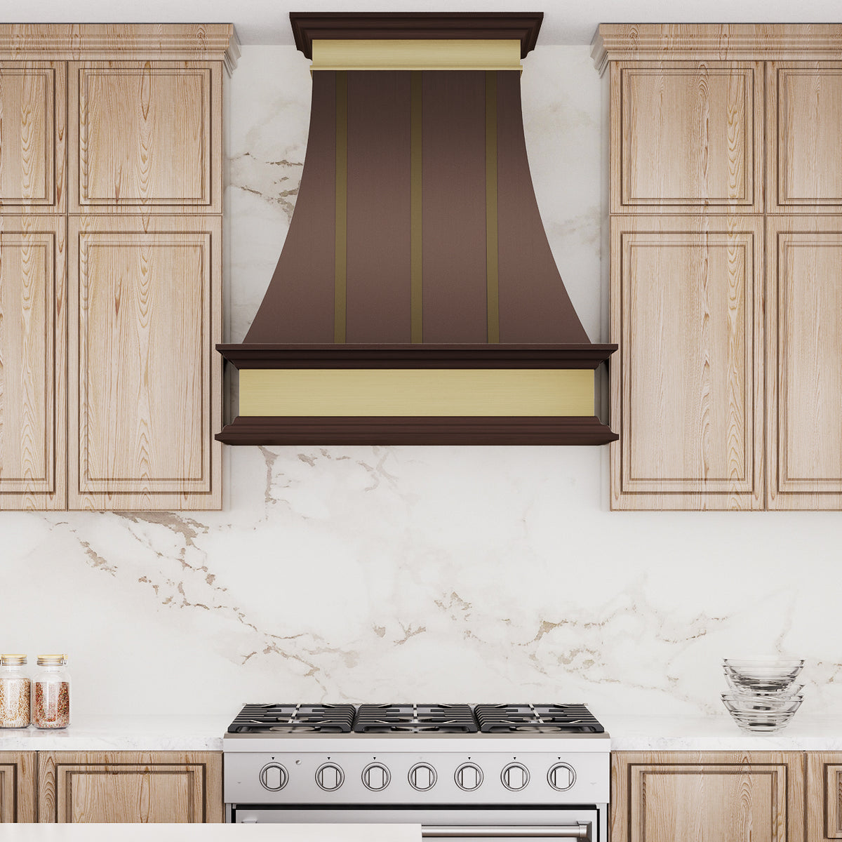 USA Boston Traditional Copper Vent Hood URHC-56 – USA Range Hood